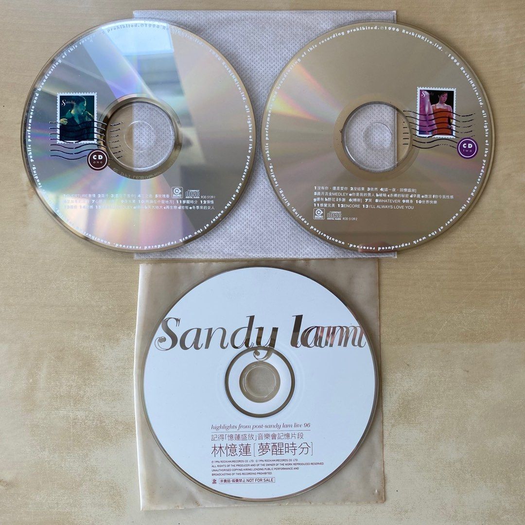 CD丨林憶蓮 記得憶蓮盛放 / Post - Sandy Lam Live 96 (2CD+VCD) 首版, 興趣及遊戲, 音樂、樂器 & 配件, 音樂與媒體 - CD 及 DVD ...