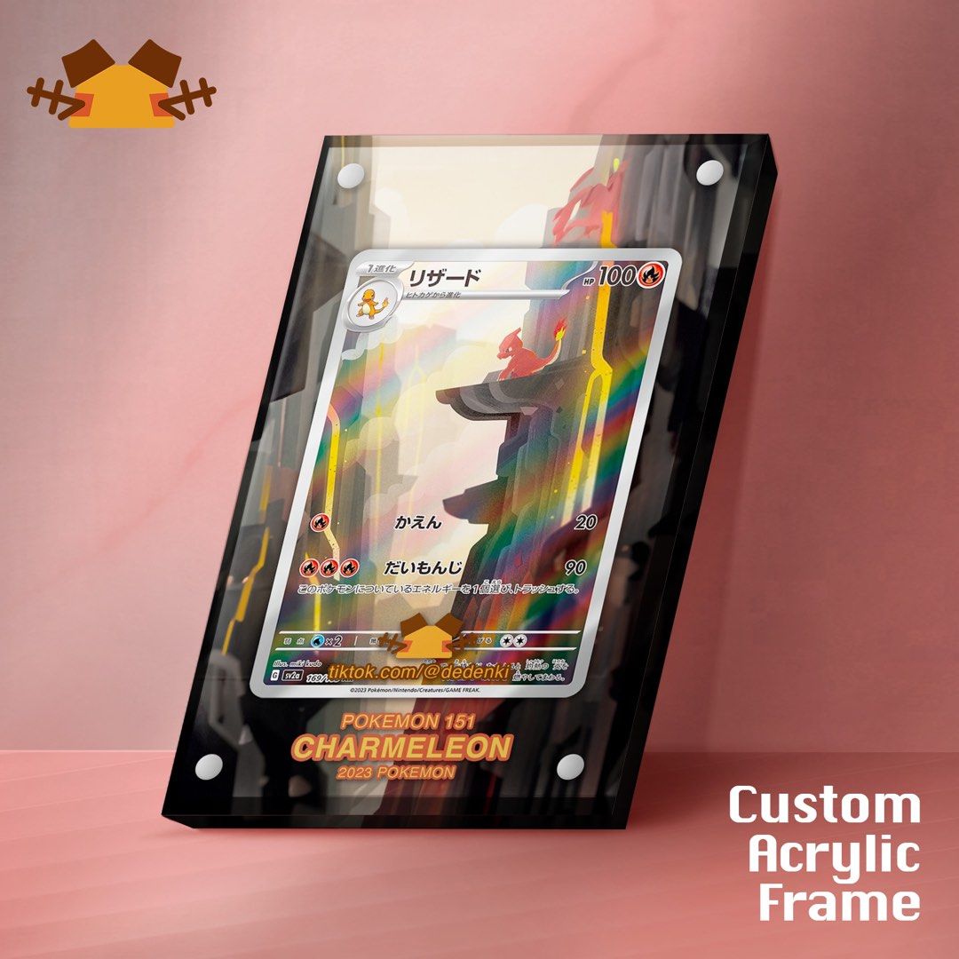 Charizard 151 Family Custom Card Frame, Hobbies & Toys, Toys & Games on ...