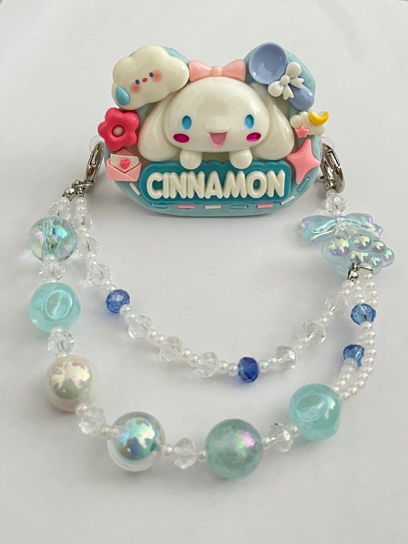 Cinnamoroll Sanrio Design Handphone Bracket and Strap, Mobile Phones ...