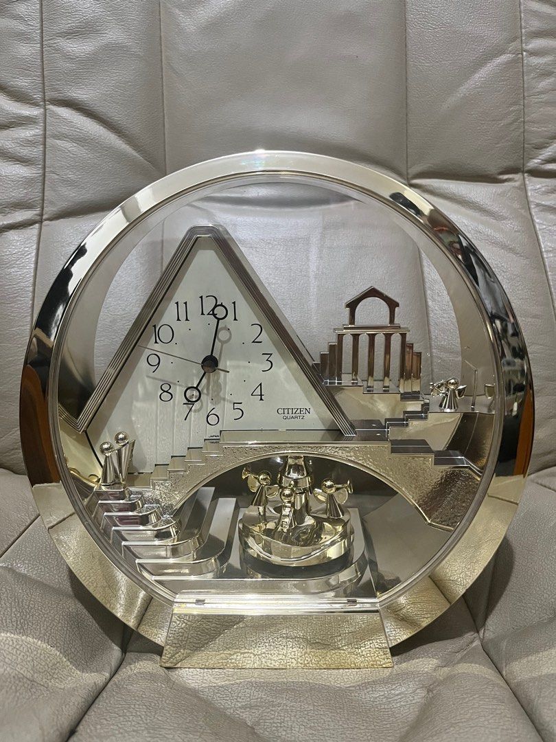 Citizen Quartz Stairway to Heaven Table Clock, Furniture & Home Living ...