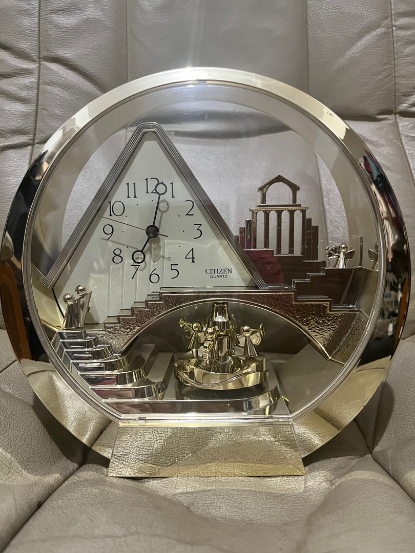 Citizen Quartz Stairway to Heaven Table Clock, Furniture & Home Living ...