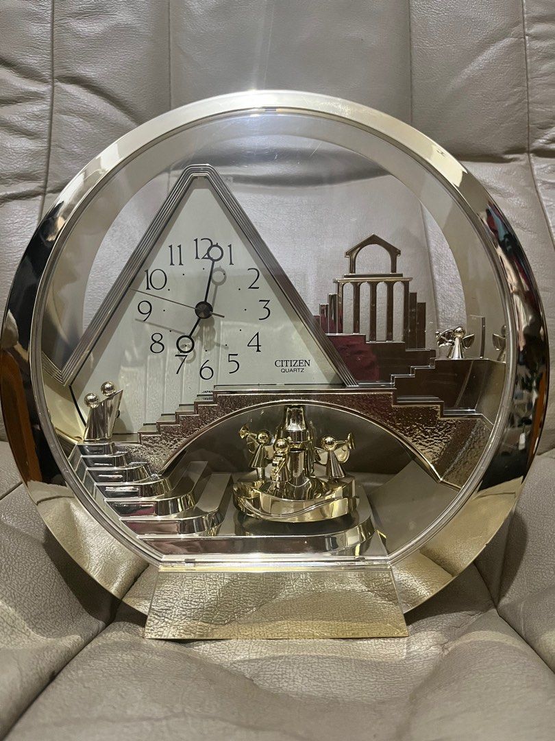 Citizen Quartz Stairway to Heaven Table Clock, Furniture & Home Living ...