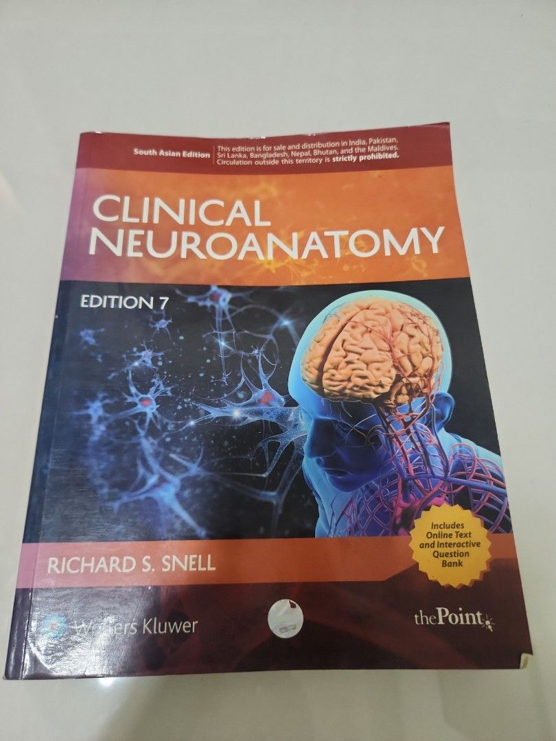 CLINICAL NEUROANATOMY, RICHARD S. SNELL 7TH Edition, Hobbies & Toys, Books & Magazines ...