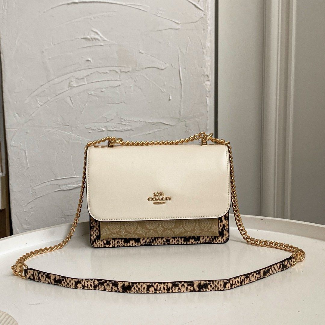 Coach 1424 Klare flip chain accordion bag, Women's Fashion, Bags ...