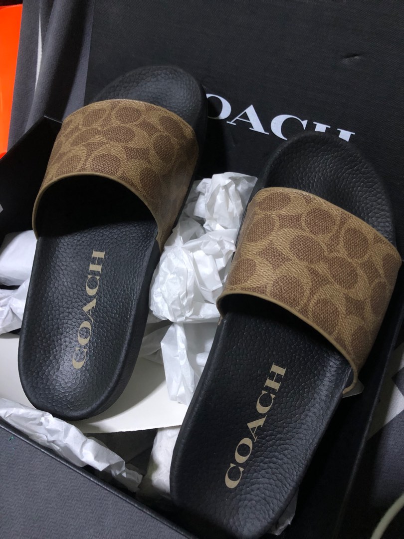 coach, Women's Fashion, Footwear, Slippers and slides on Carousell