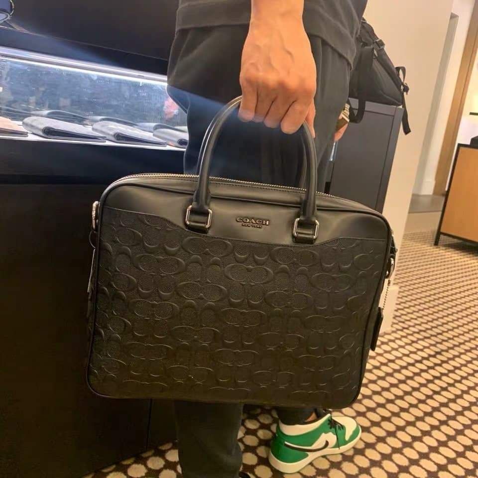 Coach Laptop Bag, Men's Fashion, Bags, Belt bags, Clutches and Pouches ...
