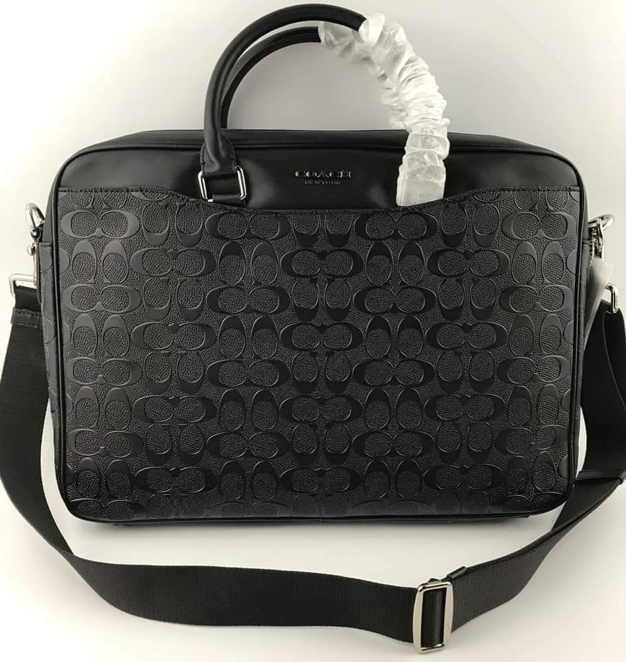 Coach Laptop Bag, Men's Fashion, Bags, Belt bags, Clutches and Pouches ...