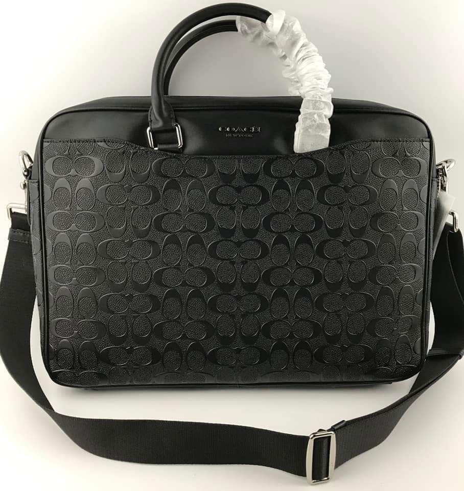 Coach Laptop Bag, Men's Fashion, Bags, Belt bags, Clutches and Pouches ...