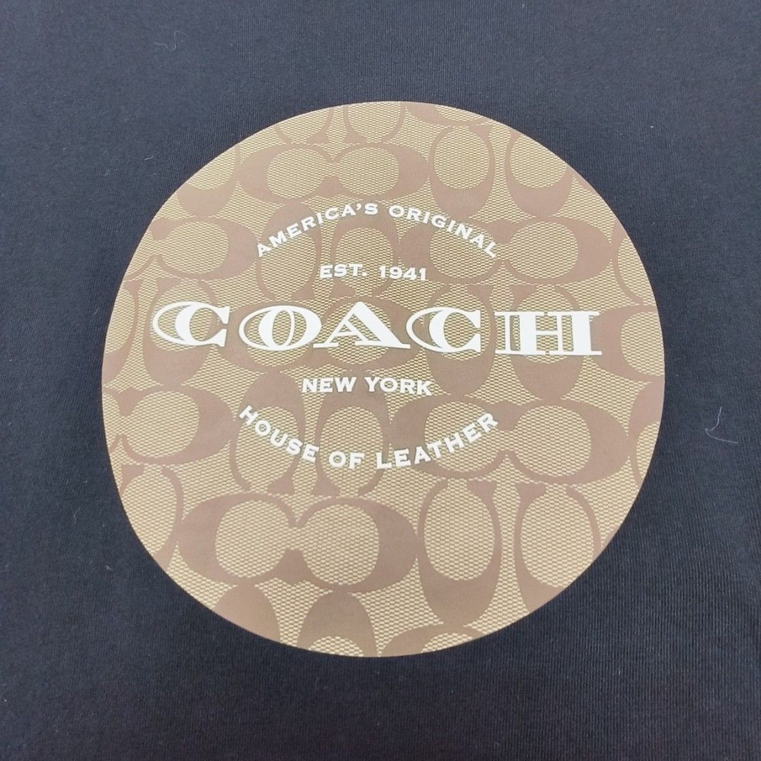 Coach Round Tees, Luxury, Apparel on Carousell