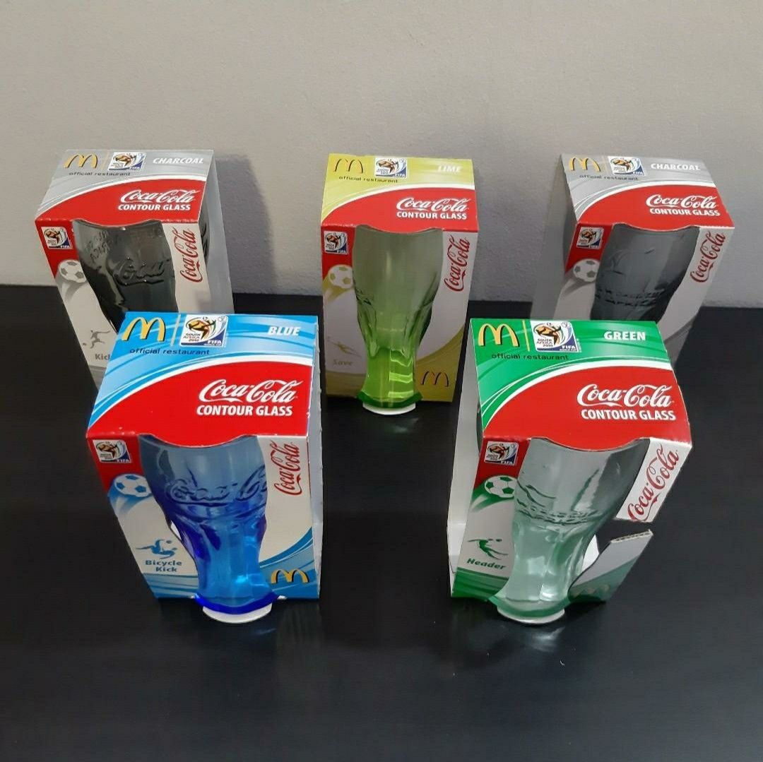 Coca Cola x McDonalds Contour Glasses, Hobbies & Toys, Memorabilia ...