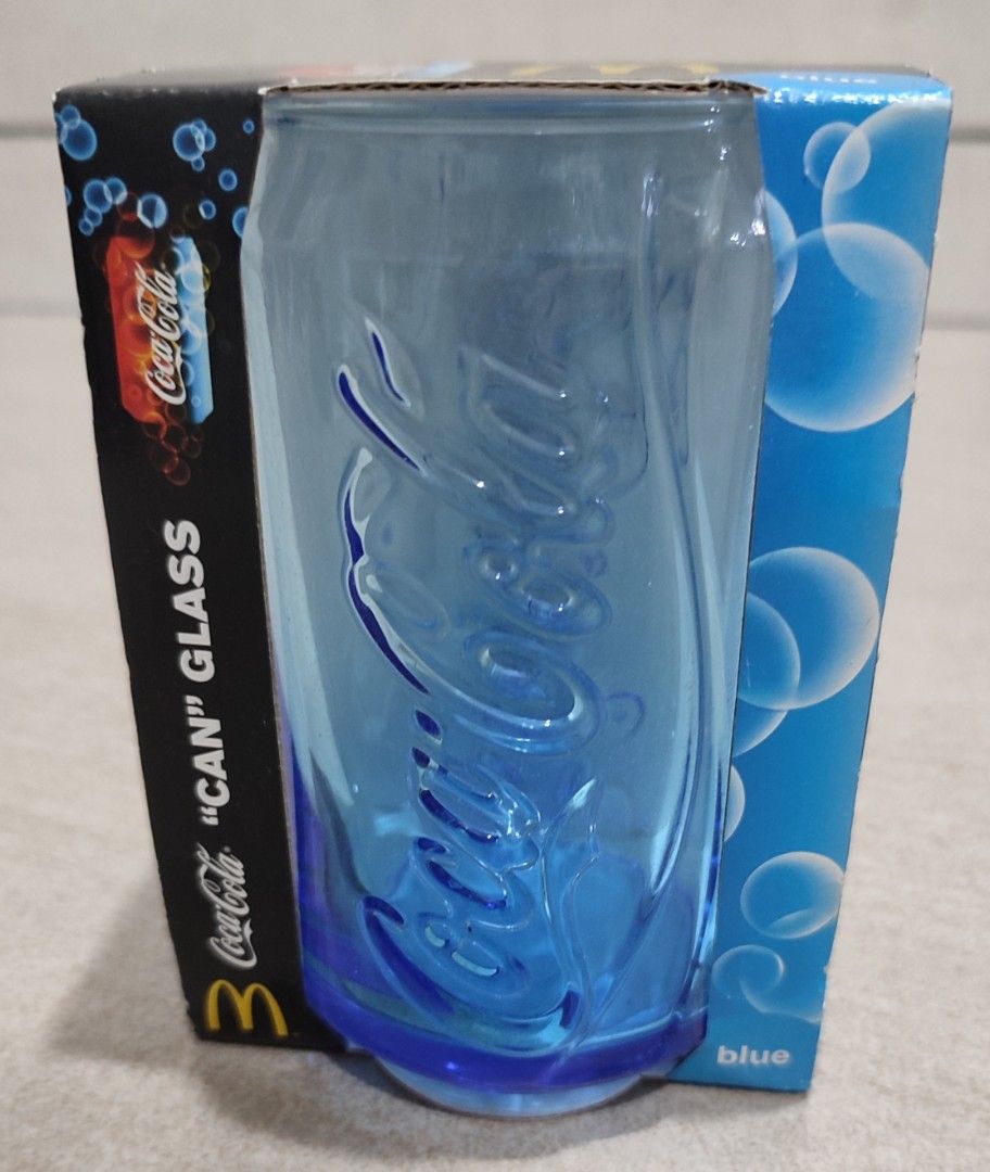 Coca Cola Can Glass Blue Furniture And Home Living Kitchenware And Tableware Dinnerware And Cutlery