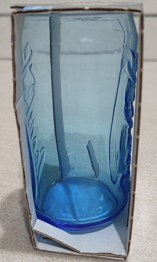 Coca-Cola can glass blue, Furniture & Home Living, Kitchenware ...