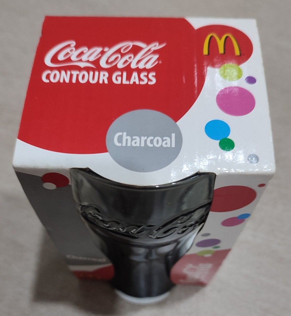 Coca-Cola contour glass charcoal, Furniture & Home Living, Kitchenware ...