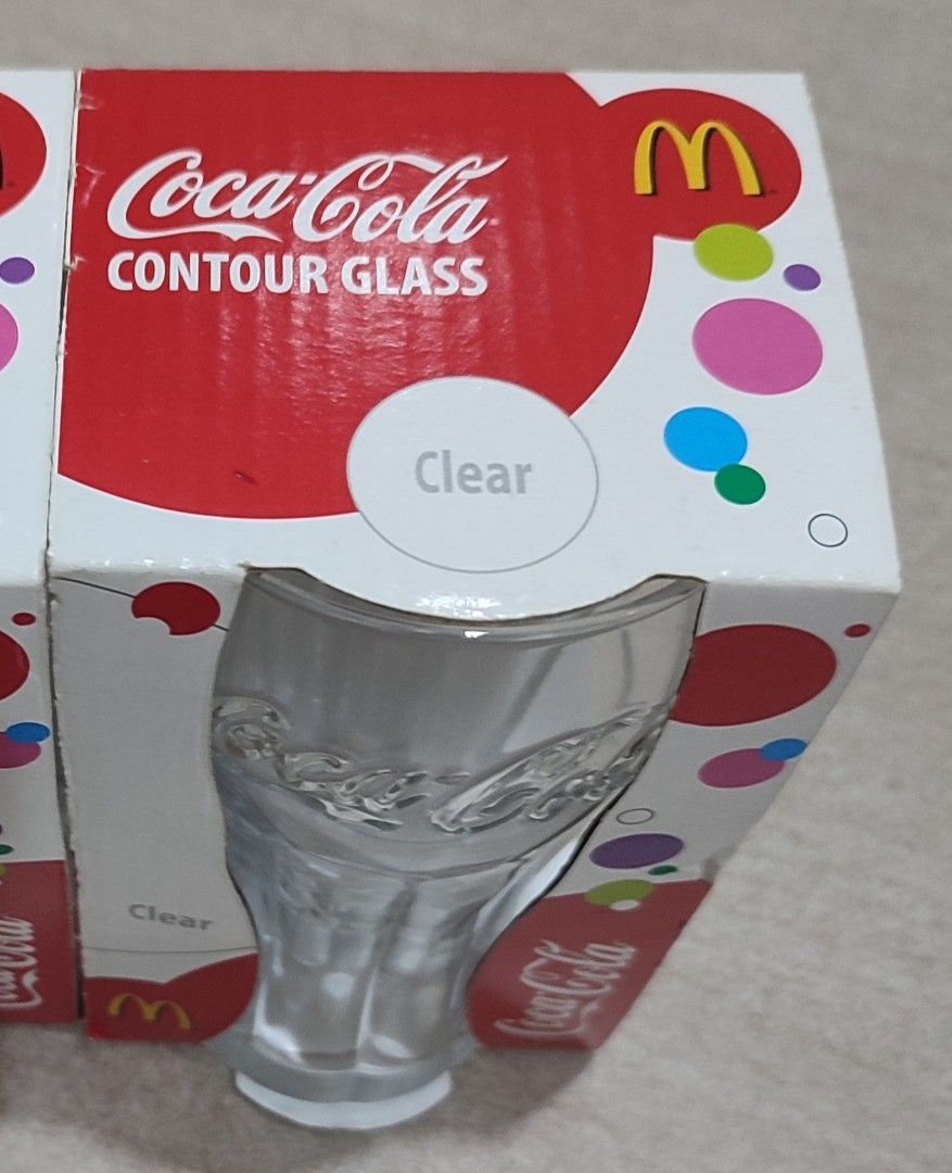 Coca-Cola contour glass clear, Furniture & Home Living, Kitchenware ...