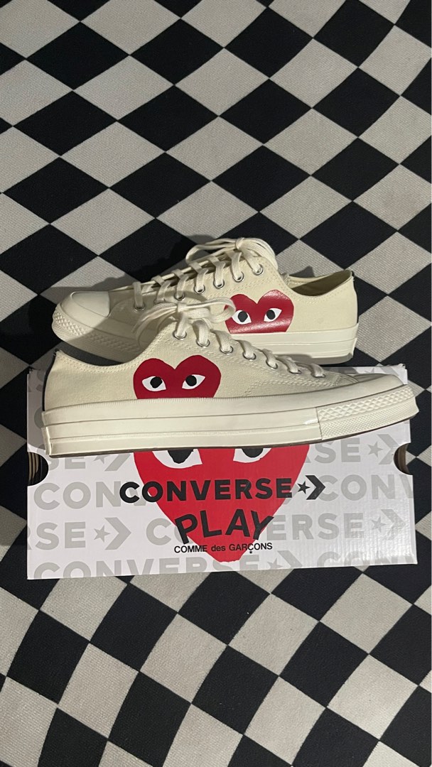 CONVERSE CDG LOW, Men's Fashion, Footwear, Sneakers on Carousell
