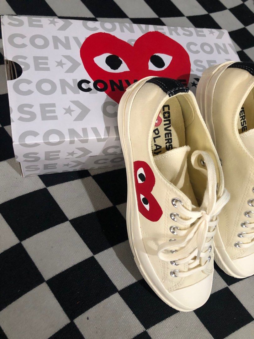 CONVERSE CDG LOW, Men's Fashion, Footwear, Sneakers on Carousell
