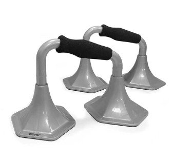 Core Adjustable Incline Push up Bars Black/Grey, Sports Equipment ...