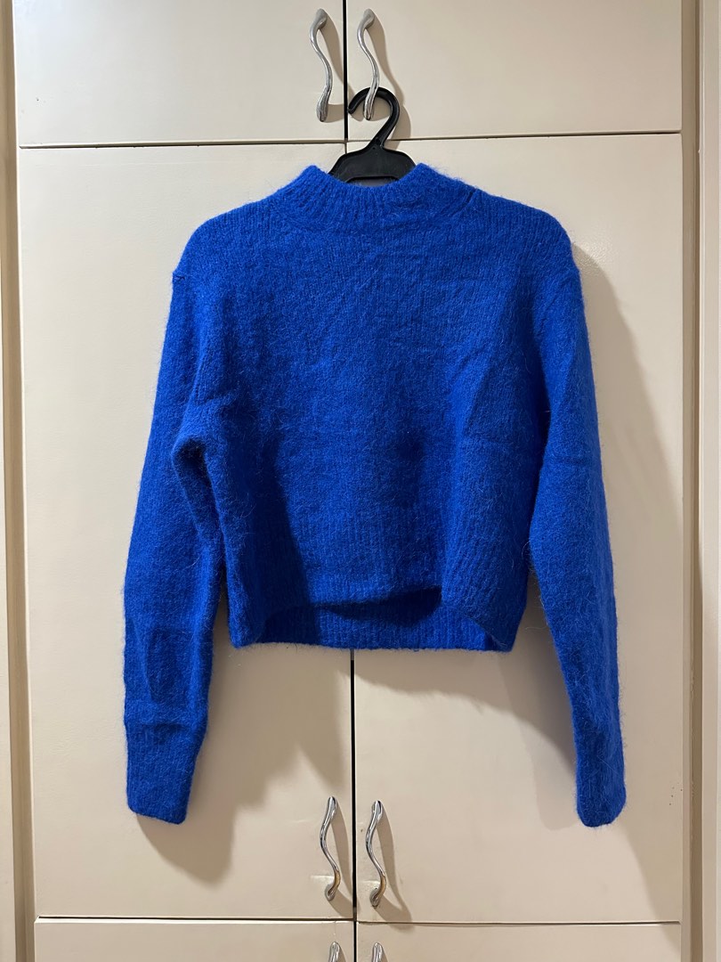 COS Blue Knit, Women's Fashion, Tops, Longsleeves on Carousell