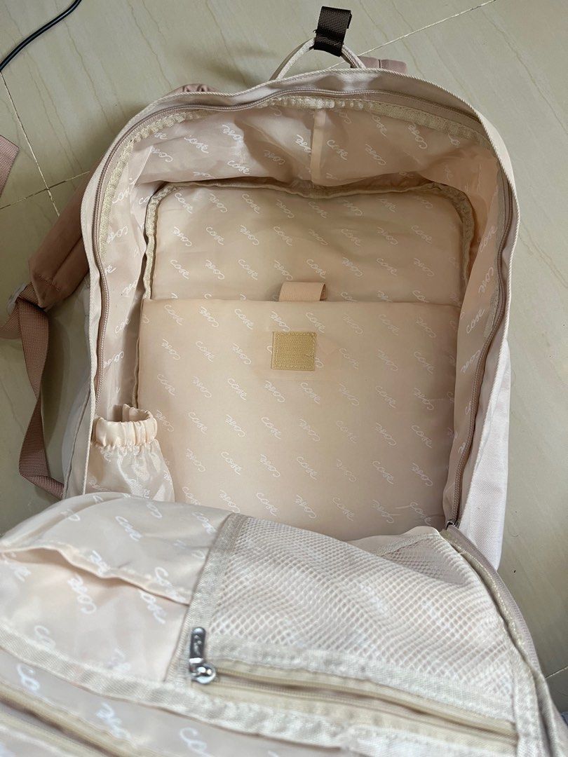 Cose Peach Backpack, Women's Fashion, Bags & Wallets, Backpacks on ...