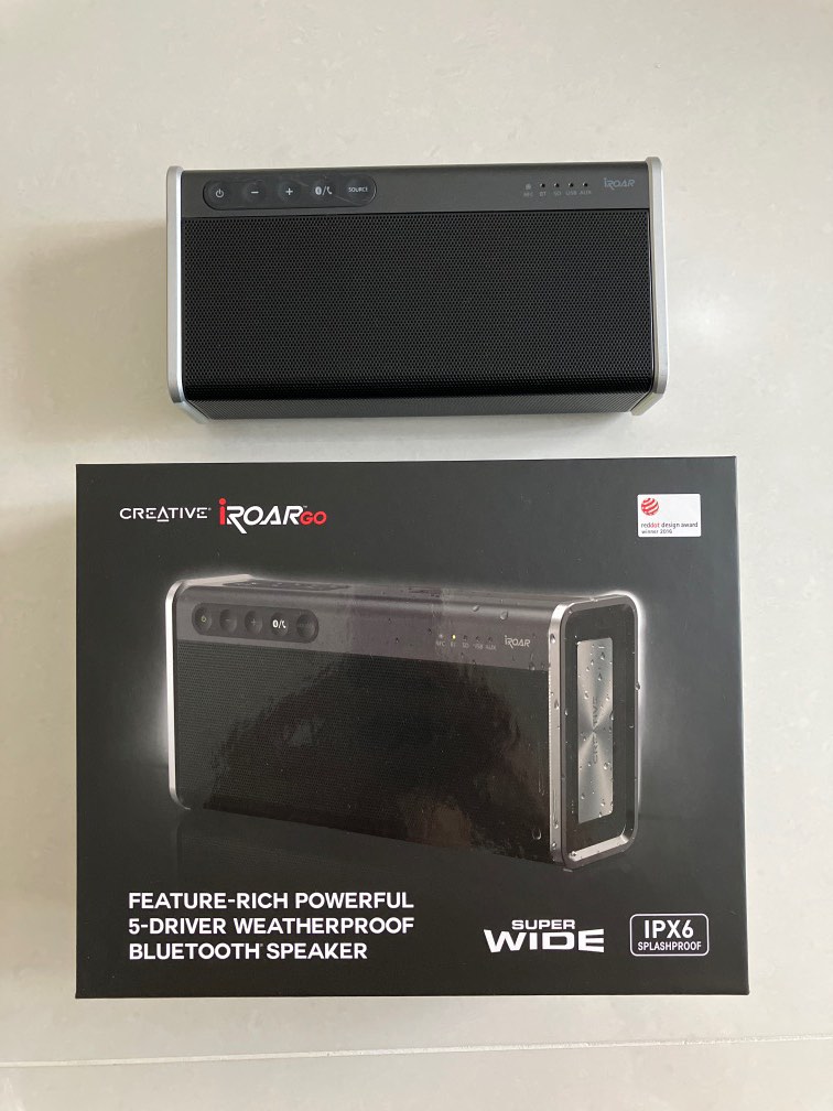 Creative iRoar Go Bluetooth Speaker with Box/Accessories (Like New), Audio, Soundbars, Speakers ...