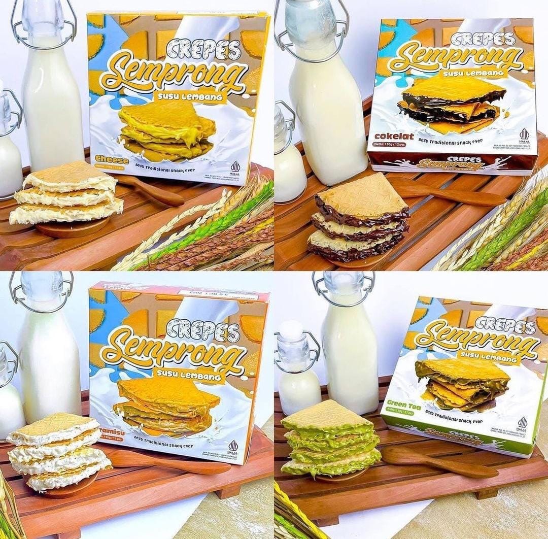 Crepes Semprong, Makanan & Minuman, Makanan Instan di Carousell