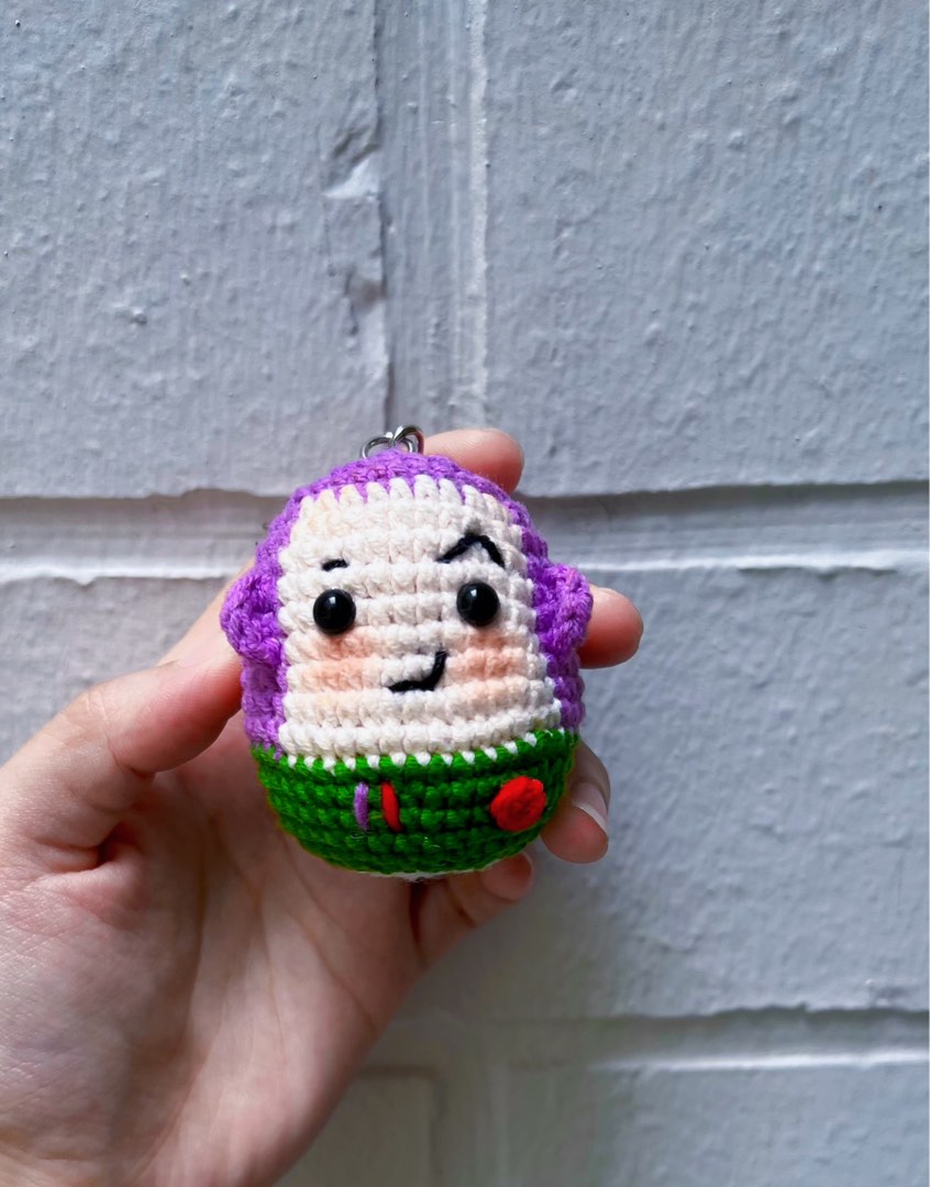 Crochet keychain | Buzz lightyear crochet, Hobbies & Toys, Stationery ...