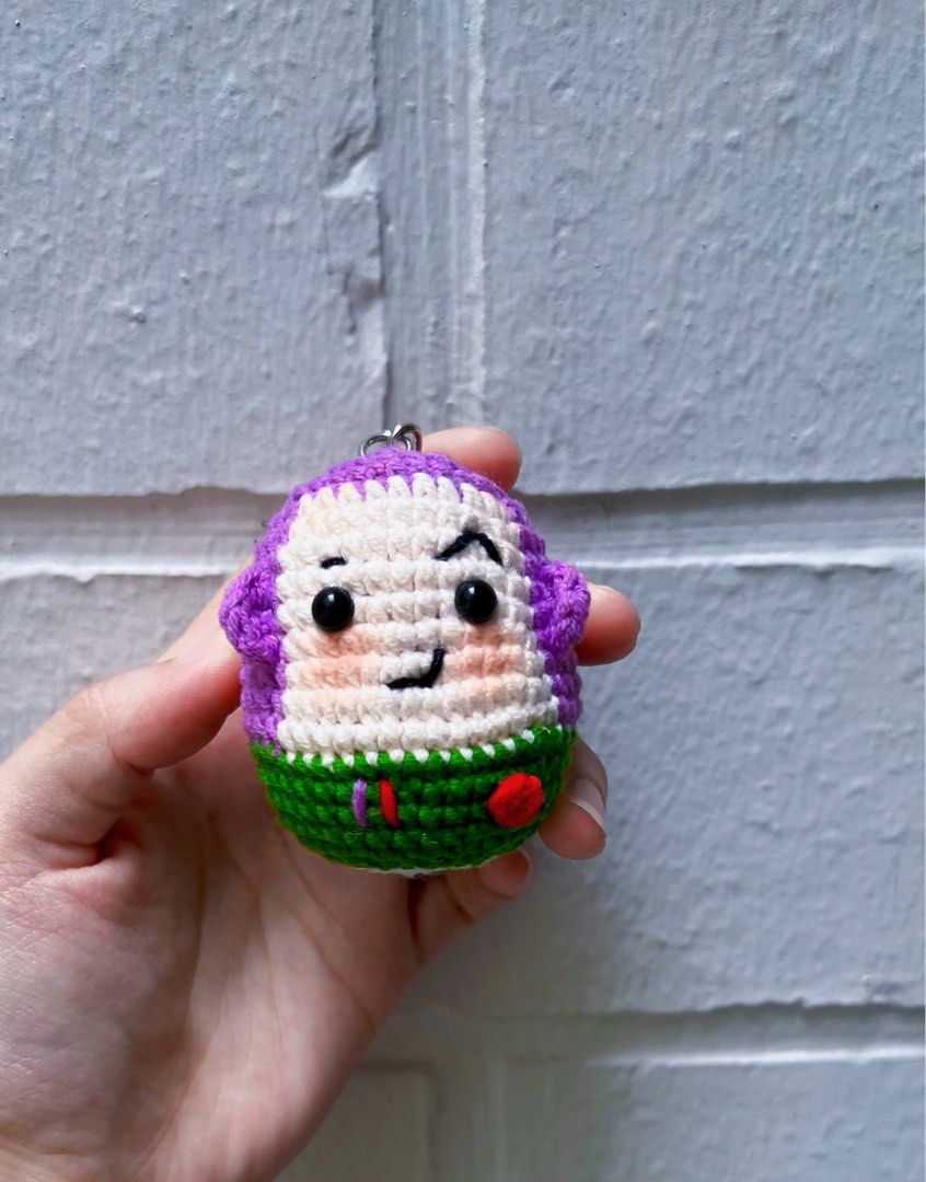 Crochet keychain | Buzz lightyear crochet, Hobbies & Toys, Stationery ...