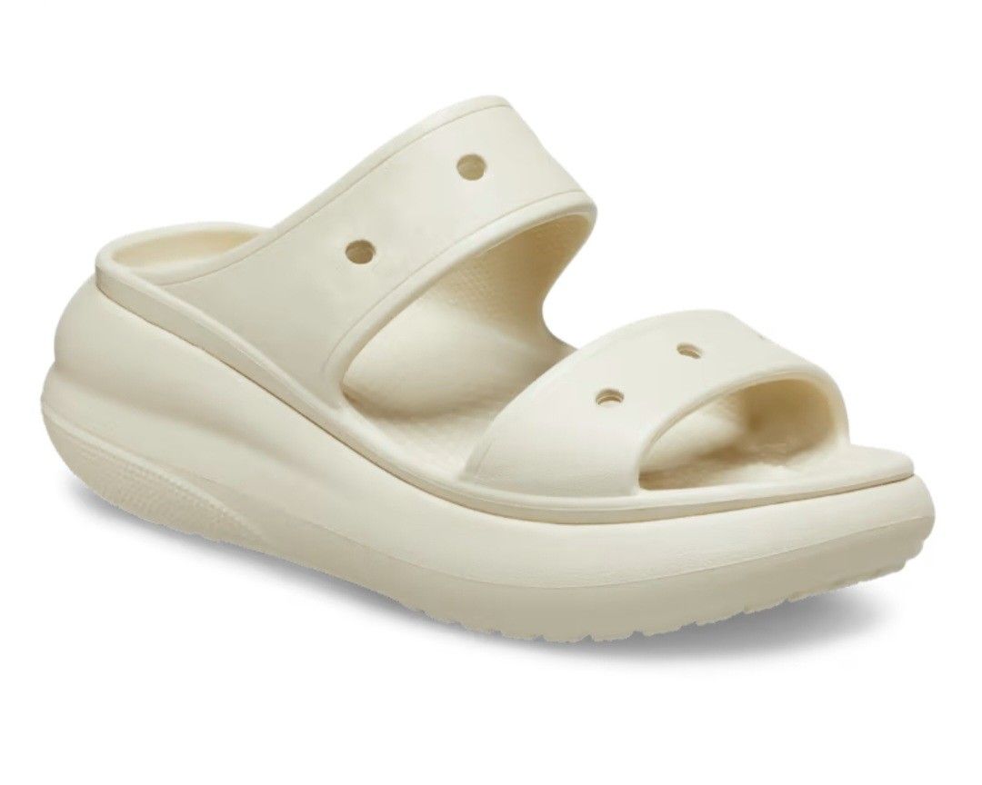 CROCS CRUSH SANDALS BONE W6W7W7, Women's Fashion, Footwear, Heels on ...