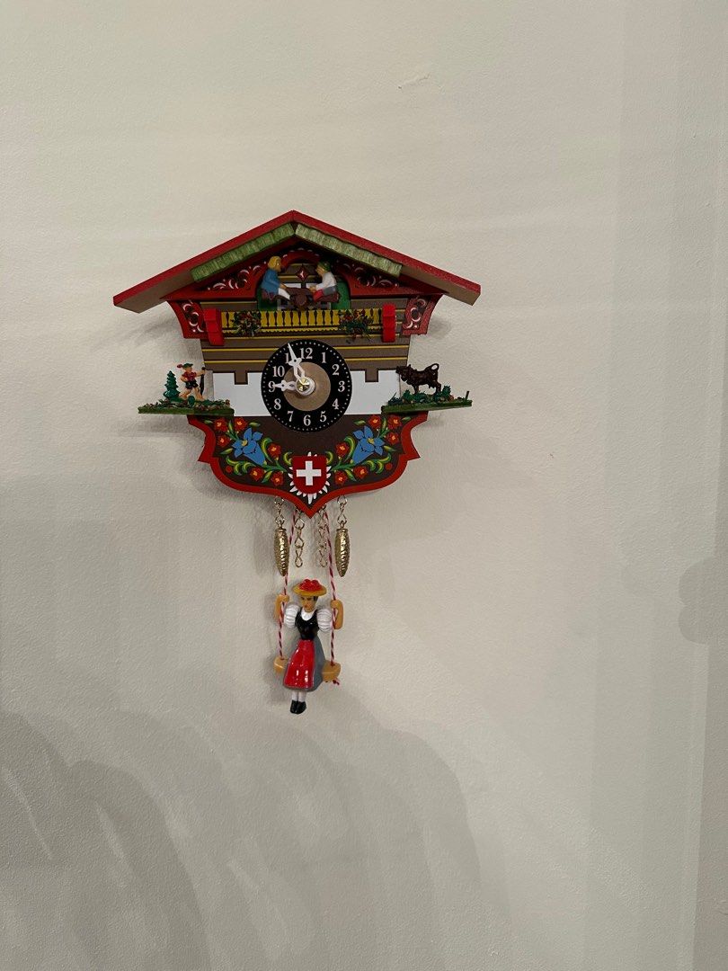 Cuckoo clock - made in Switzerland, Furniture & Home Living, Home Decor ...