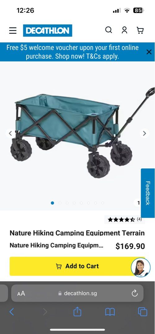 Decathlon Wagon, Sports Equipment, Hiking & Camping on Carousell