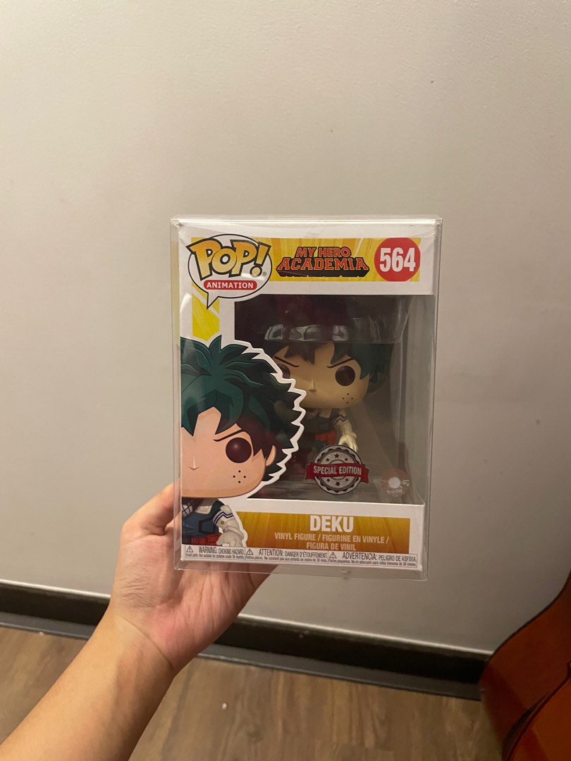 Deku (MHA/BNHA ) 564 Anime Funko Pop WITH PROTECTOR, Hobbies & Toys ...