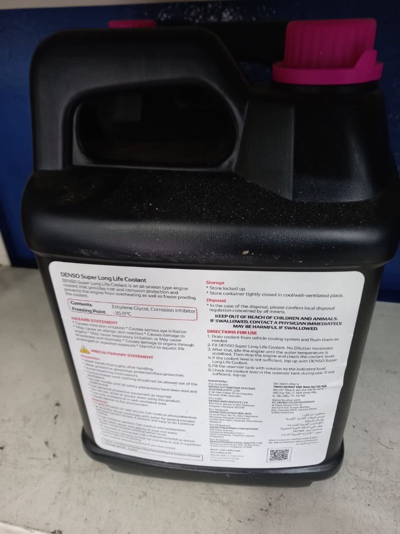 DENSO SUPER LONG LIFE COOLANT - PINK / PRE-MIXED, Car Accessories ...