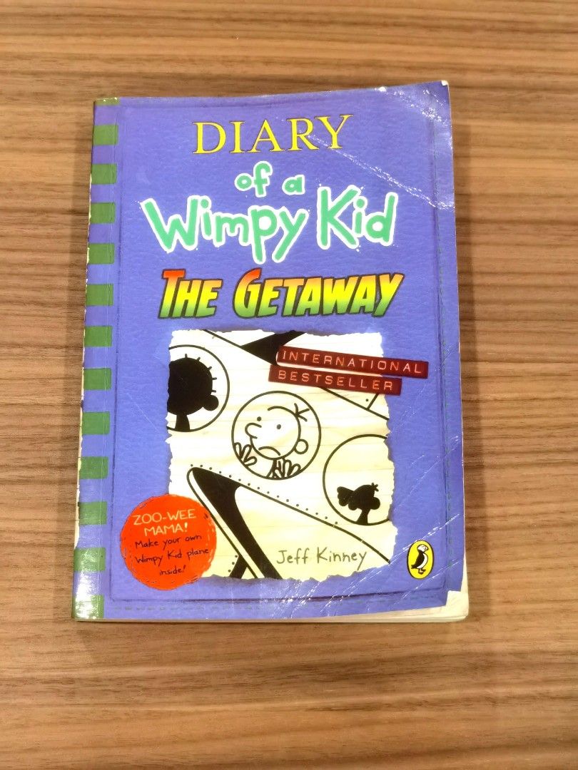 Diary Of A Wimpy Kid The Getaway Children Story Book By Jeff Kinney ...