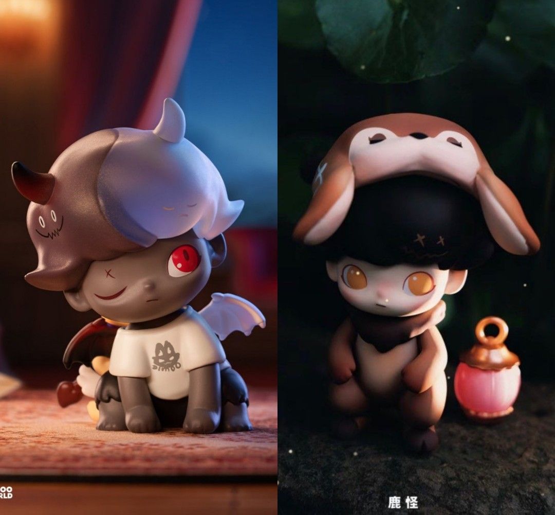 Dimoo No One's Gonna Sleep Tonight Series - Little Devil & Deer Monster ...