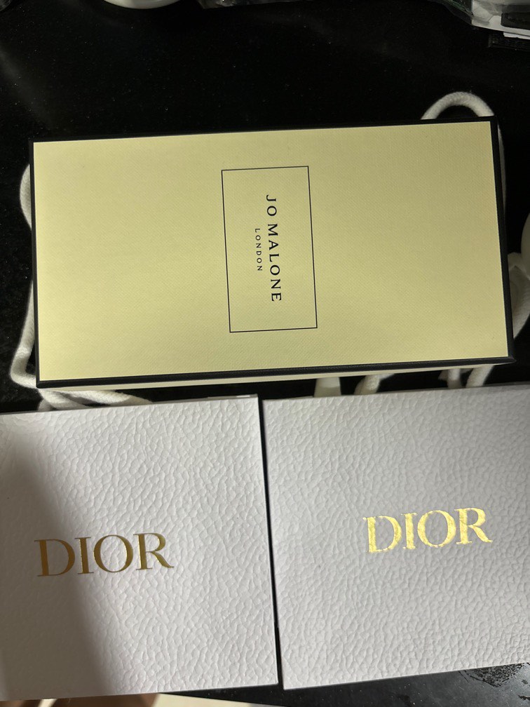 Dior paper bag / jo malone box / dior small paper bag / jo malone box ...