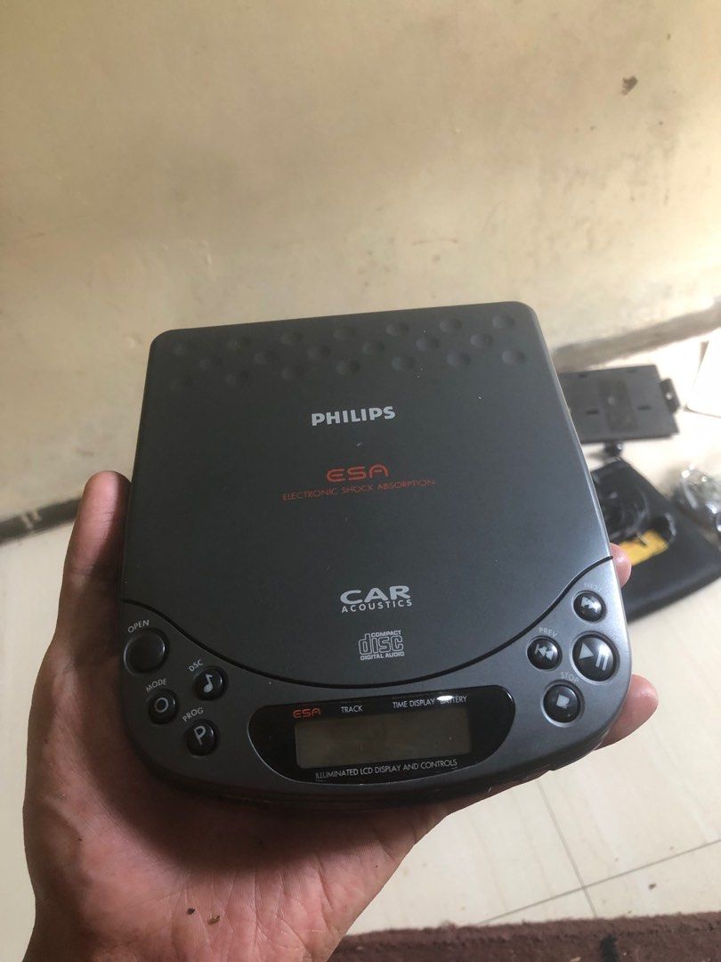 Discman philips az 6848 car portable compact disc not walkman sony ...
