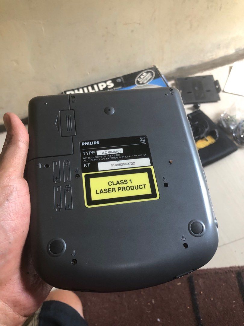 Discman philips az 6848 car portable compact disc not walkman sony ...