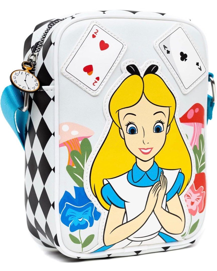 Disney Alice in Wonderland Bag and Wallet Combo, Women's Fashion, Bags ...