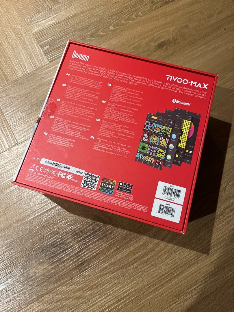 Divoom Tivoo-Max Pixel Art Bluetooth Speaker, Audio, Soundbars ...