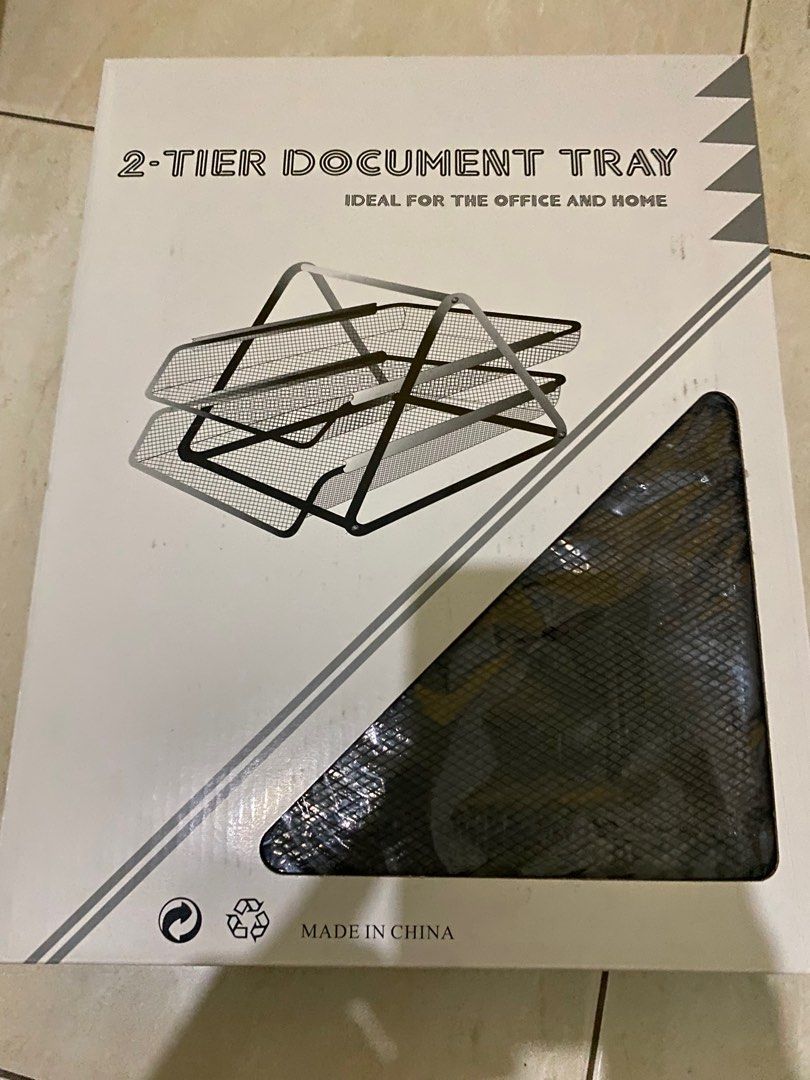 Document Tray 2 Tier / Rak Dokumen 2 Tingkat, Buku & Alat Tulis, Alat ...