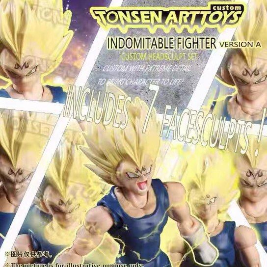 Dragon Ball Tonsenarttoys Tonsen Art toys - Heads Upgrade Kit for Majin ...