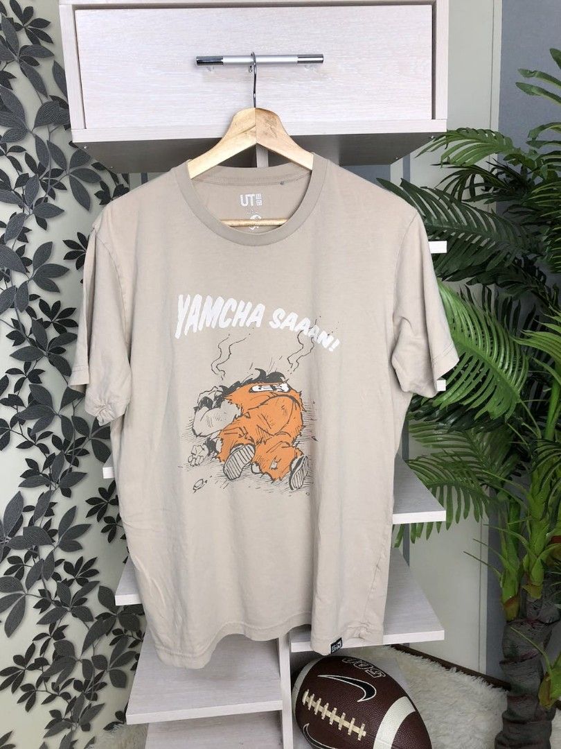 Uniqlo Dragon Ball Yamcha Saaan! Anime Akita Toriyama, Men's Fashion ...