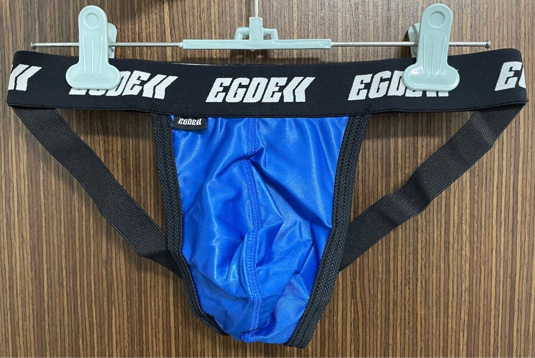 EGDE VIVI Super Low Rise Jock Strap, Blue, Men's Fashion, Bottoms, New ...