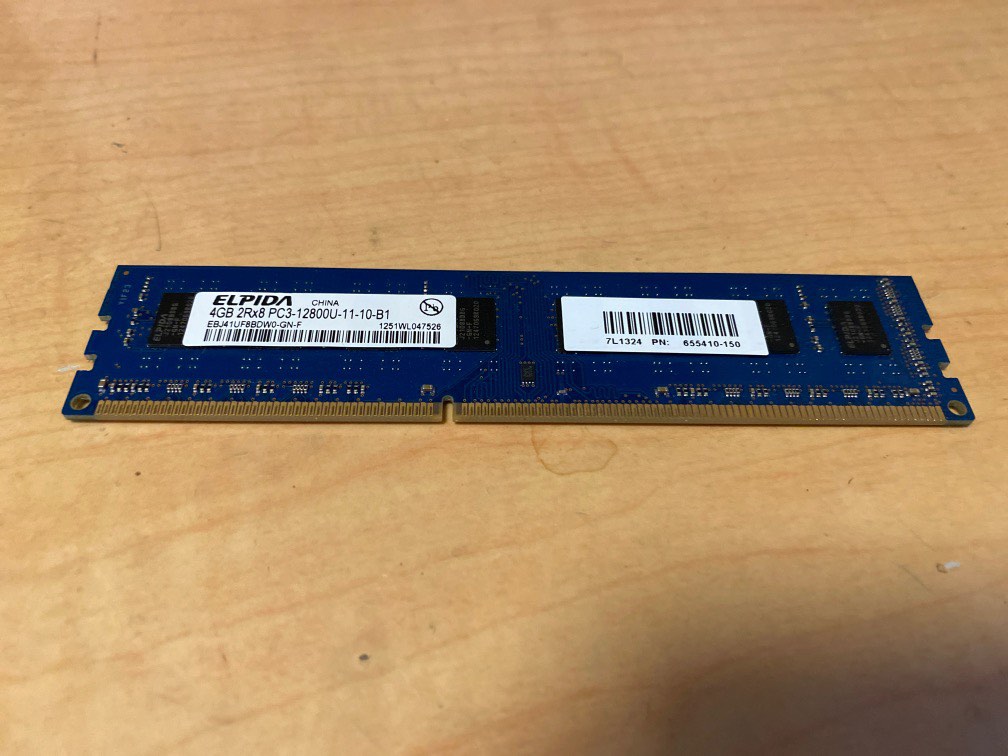 ELPIDA 4GB RAM, 電腦＆科技, 電腦周邊及配件, 電腦周邊產品 - Carousell