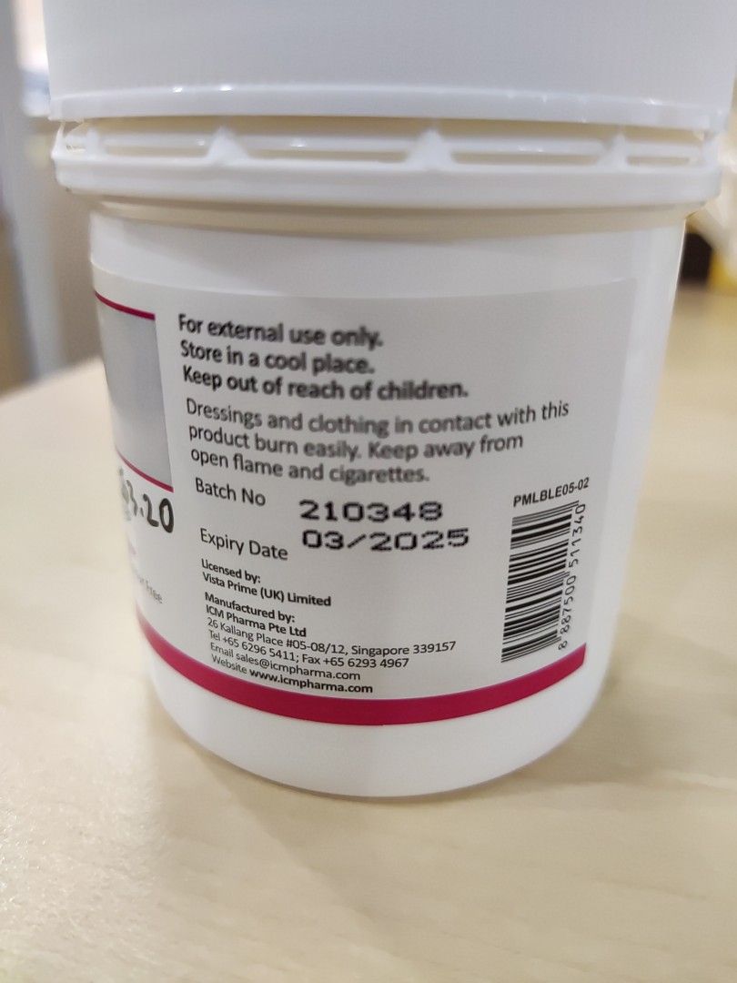 Emolin emulsifying ointment, soap substitute, Health & Nutrition ...