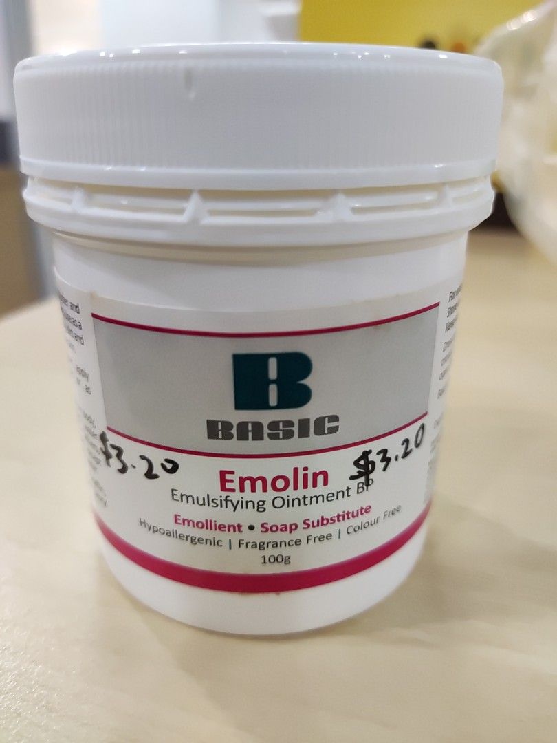 Emolin emulsifying ointment, soap substitute, Health & Nutrition ...