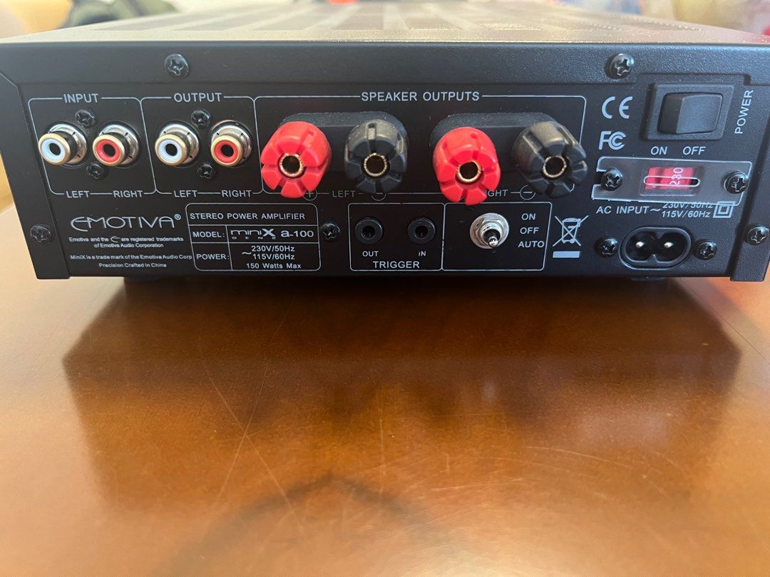 EMOTIVA A-100 Mini-x stereo amplifier, Audio, Soundbars, Speakers ...