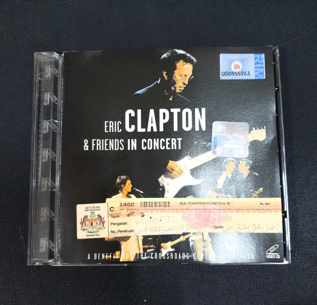 Eric Clapton Live VCD, Hobbies & Toys, Music & Media, CDs & DVDs on ...