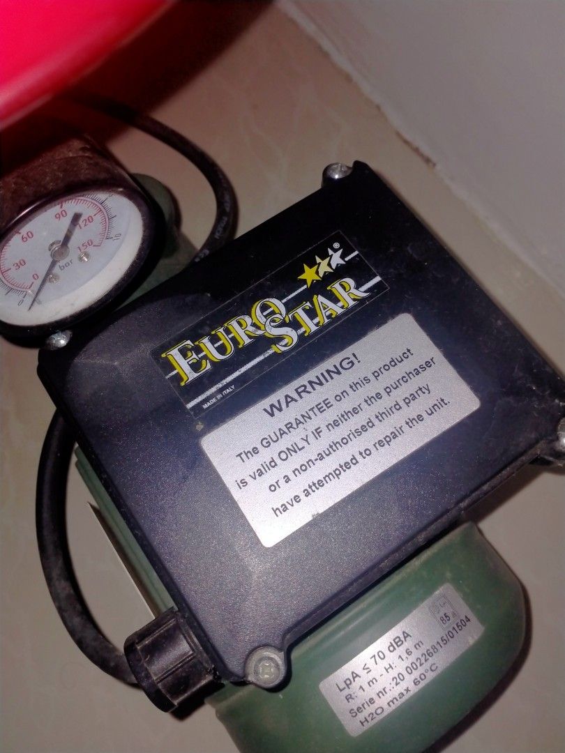 Euro Star Pressure Pump, Furniture & Home Living, Bathroom & Kitchen ...