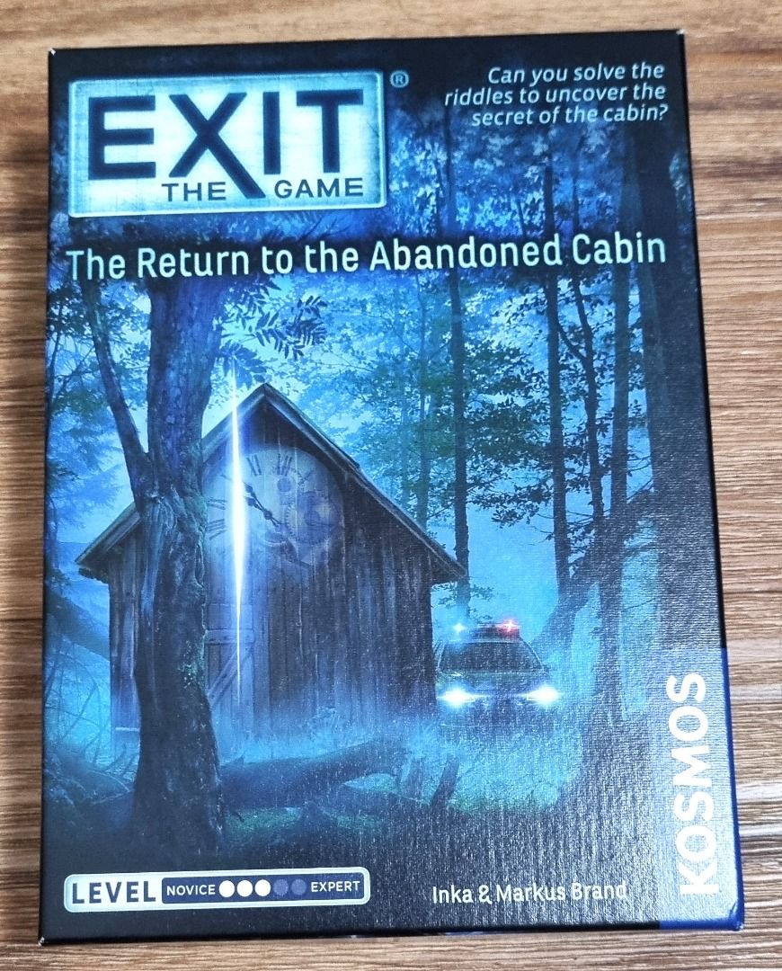 EXIT: Return to the Abandoned Cabin Escape room Game, Hobbies & Toys, Toys & Games on Carousell
